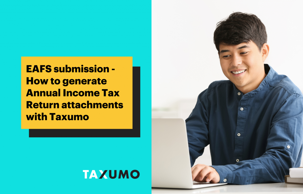 EAFS submission: How to submit AITR attachments with Taxumo